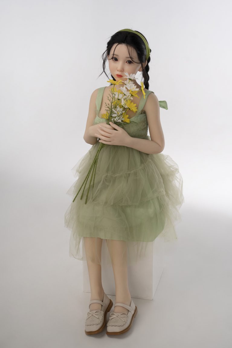 AXB-130cm Tpe 21kg Big Breast Doll with Realistic Body Makeup Silicone Head GB13 – Dollter