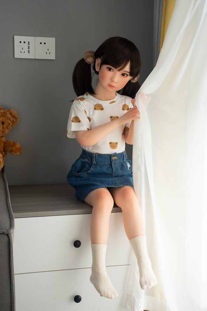 AXB-110cm Tpe 15kg Doll with Realistic Body Makeup ATB06 – Dollter