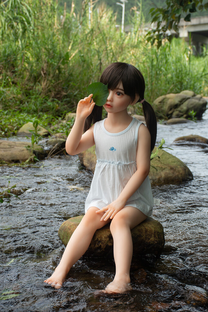 AXB-110cm Tpe 15kg Doll with Realistic Body Makeup ATB58 – Dollter