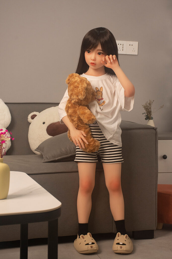 AXB-110cm Tpe 15kg Doll with Realistic Body Makeup ATB58 – Dollter