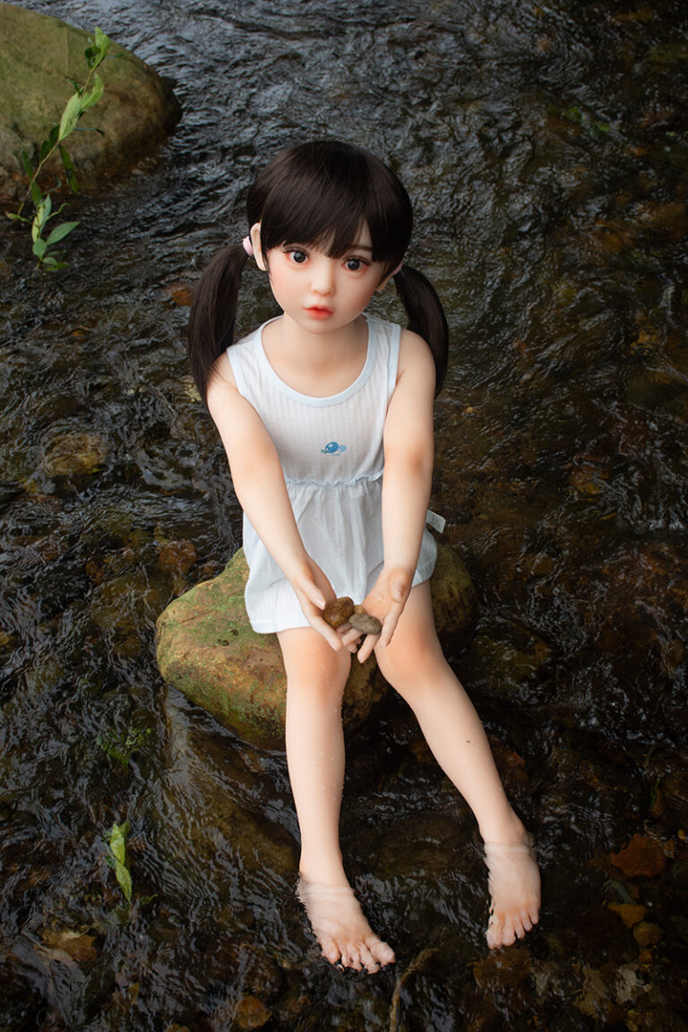 AXB-110cm Tpe 15kg Doll with Realistic Body Makeup ATB58 – Dollter