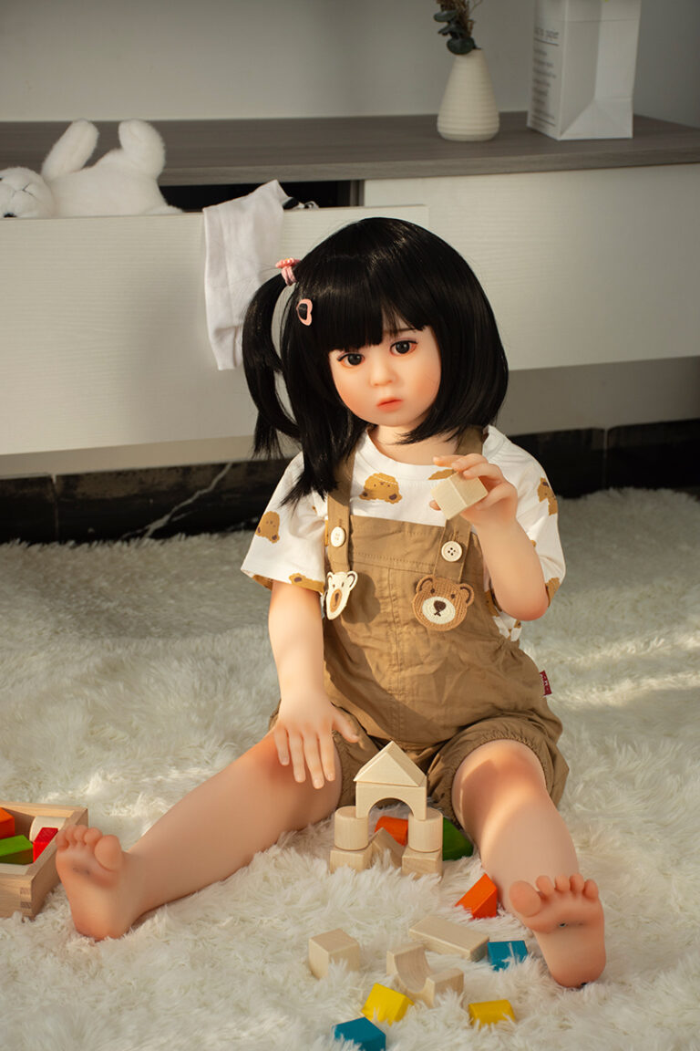 AXB-88cm Tpe 13kg Doll with Realistic Body Makeup ATA01 – Dollter